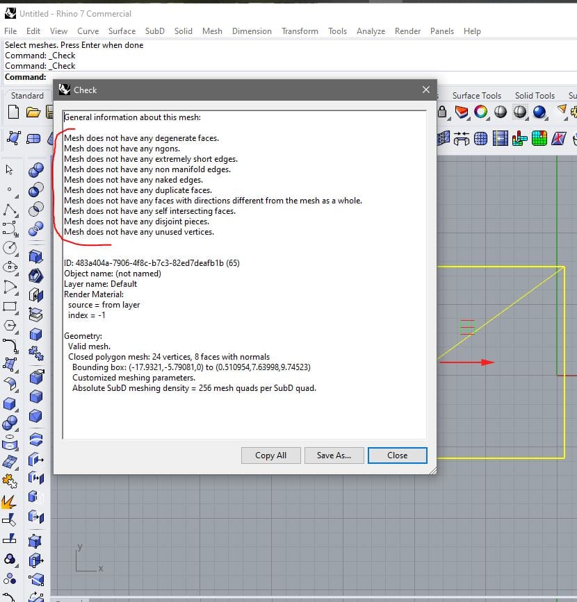 How to Remove extra meshline on a flat surface : r/rhino